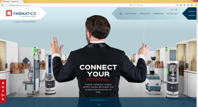 It's done: The new Homepage of Fabmatics is online! - Fabmatics