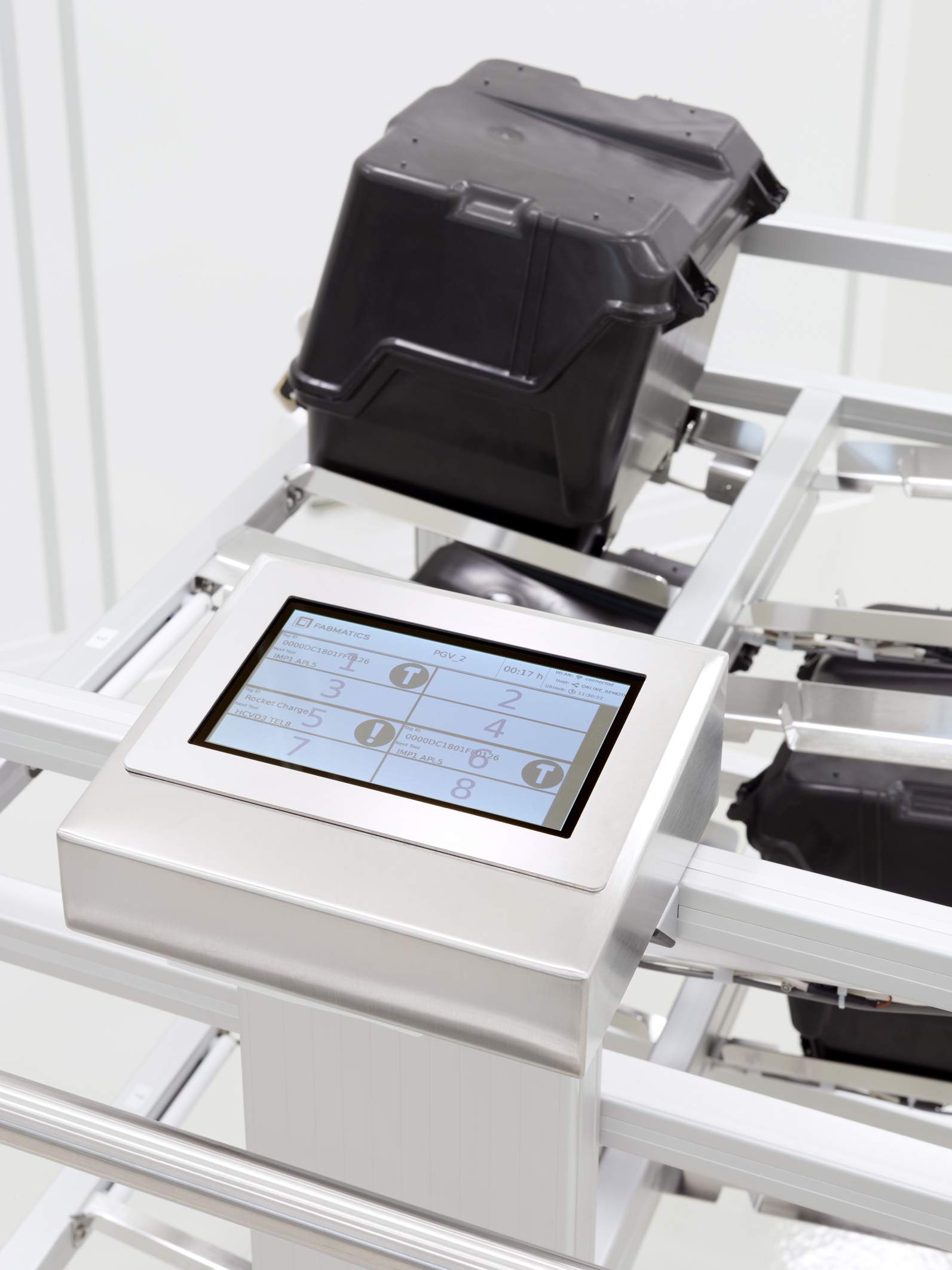 RFID Trolley for Cleanrooms - Fabmatics