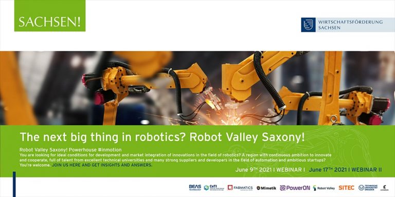 Webinar: The next big thing in Robotics? Robot Valley Saxony! - Fabmatics
